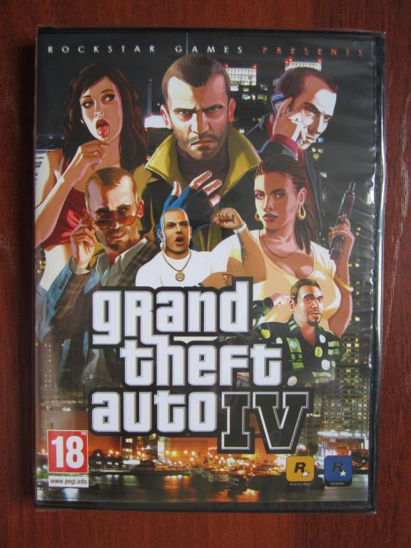 PC DVD GRAND THEFT AUTO IV GTA 4 компьютерная игра | Великий автоугонщик | Запечатан | НОВЫЙ ...
