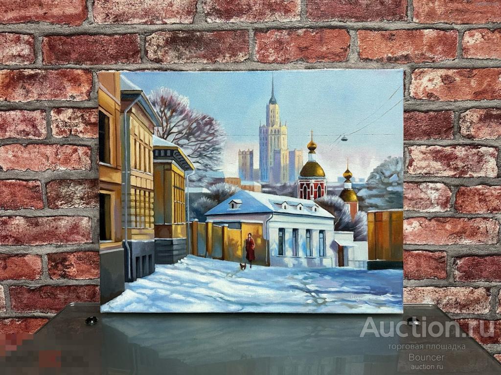 Картина "Старая Москва". Холст, масло. Шустова Мария. 2023 год ...