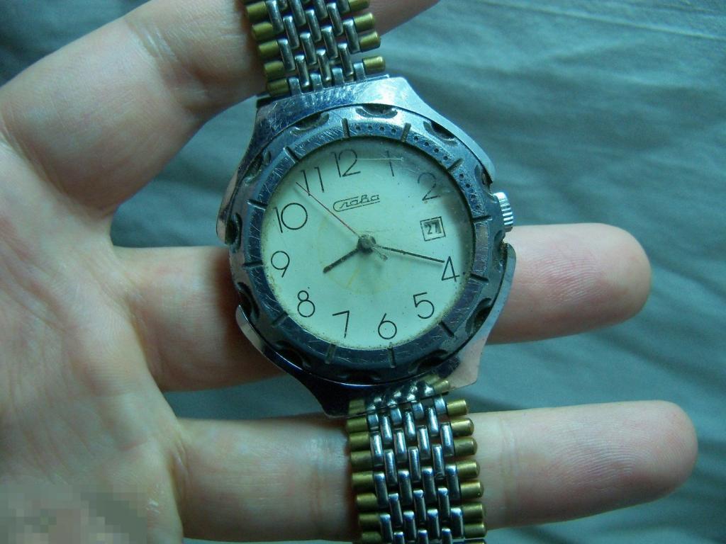 ЧАСЫ МУЖСКИЕ - СЛАВА - КРУПНЫЙ РЕДКИЙ КОРПУС - КАЛЕНДАРЬ — покупайте на ...