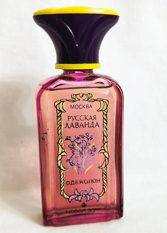 Одеколон РУССКАЯ ЛАВАНДА Новая Заря 1992г. ВИНТАЖ 100 ml ( П 197 ...