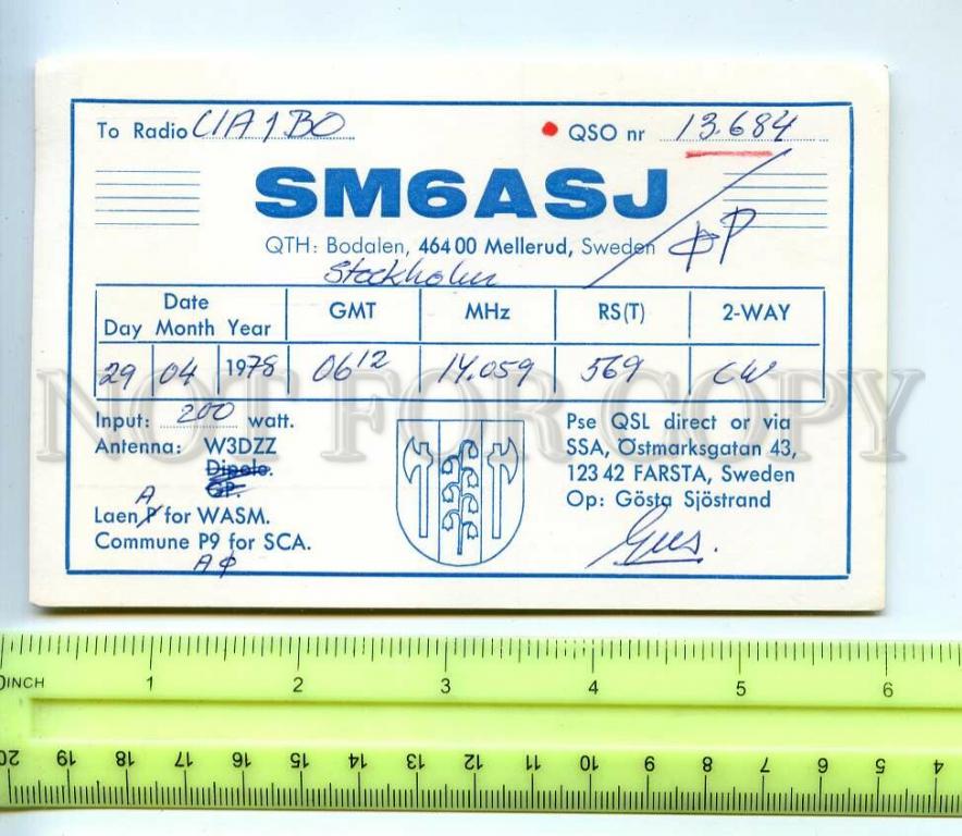 522080 1978 год Швеция радио карта СССР Ленинград — покупайте на ...