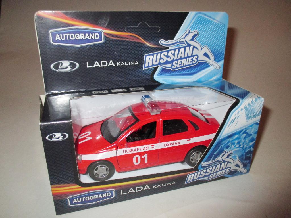 модель авто ВАЗ ЛАДА Калина Пожарная Охрана / VAZ LADA ( Отечественные Авто-Тайм) Читайте ...
