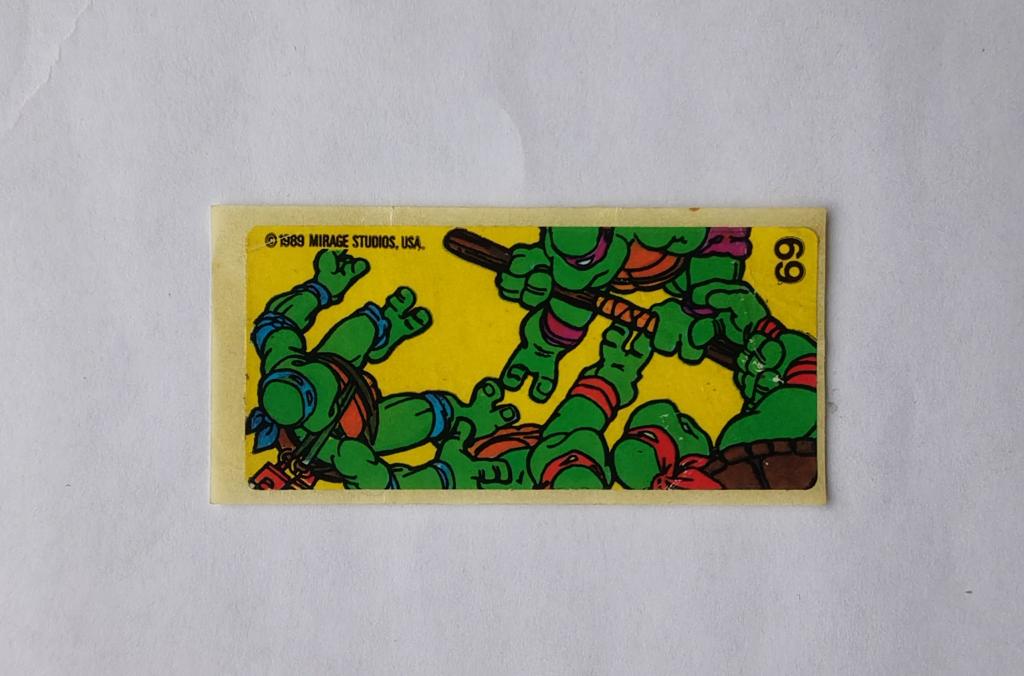 Наклейка Teenage Mutant Hero Turtles 51-100 № 69 (Dunkin) — покупайте на Auction.ru по выгодной ...