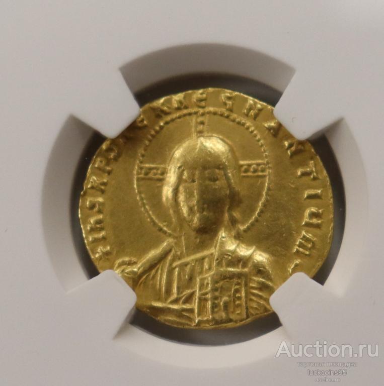 Солид 945-959 гг.Византия.Константин VII Багрянородный ,Роман II.В слабе NGS XF.Золото #47 ...