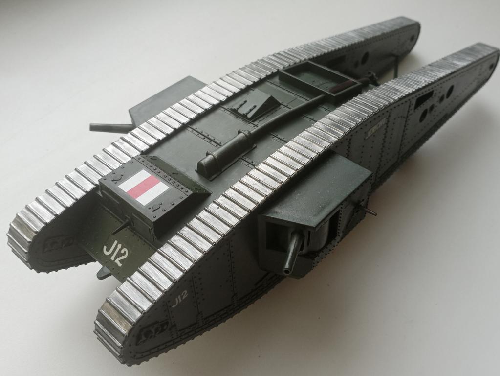 Английский танк Mark IV Tadpole 1917 Головастик с минометом в хвосте ...