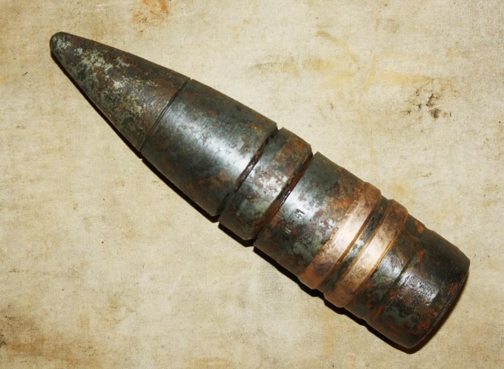 Учебный 57-мм бронебойный снаряд БР-271 к пушке ЗИС-2 СССР 1941 г ...