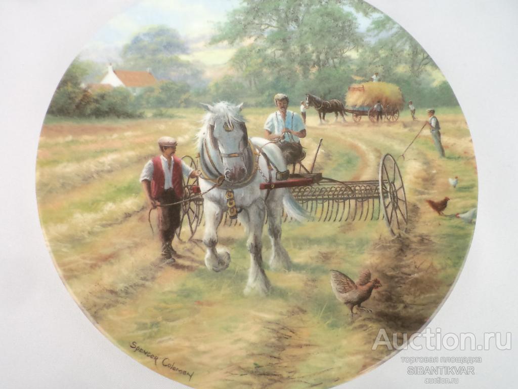 176 ак КОЛЛЕКЦИОННАЯ ТАРЕЛКА ROYAL DOULTON серия As ONCE They WORKED ...