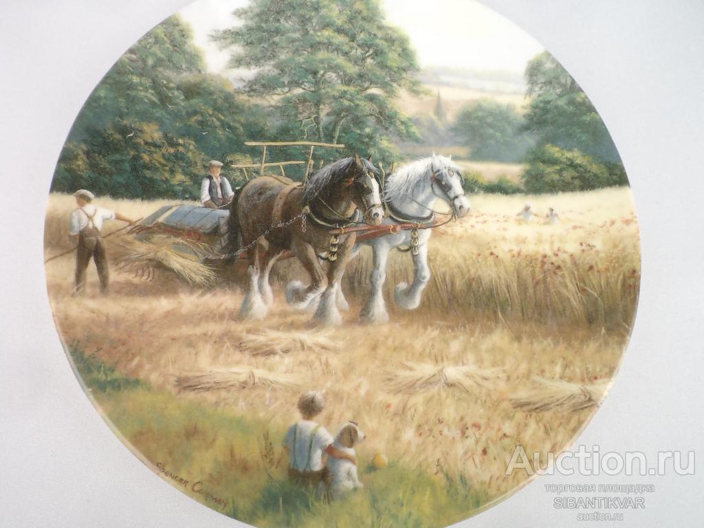 175 ак КОЛЛЕКЦИОННАЯ ТАРЕЛКА ROYAL DOULTON серия As ONCE They WORKED ...