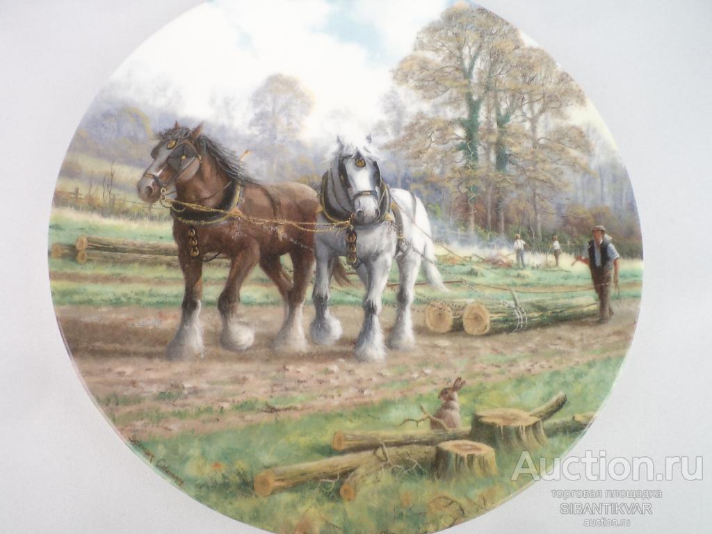 174 ак КОЛЛЕКЦИОННАЯ ТАРЕЛКА ROYAL DOULTON серия As ONCE They WORKED ...