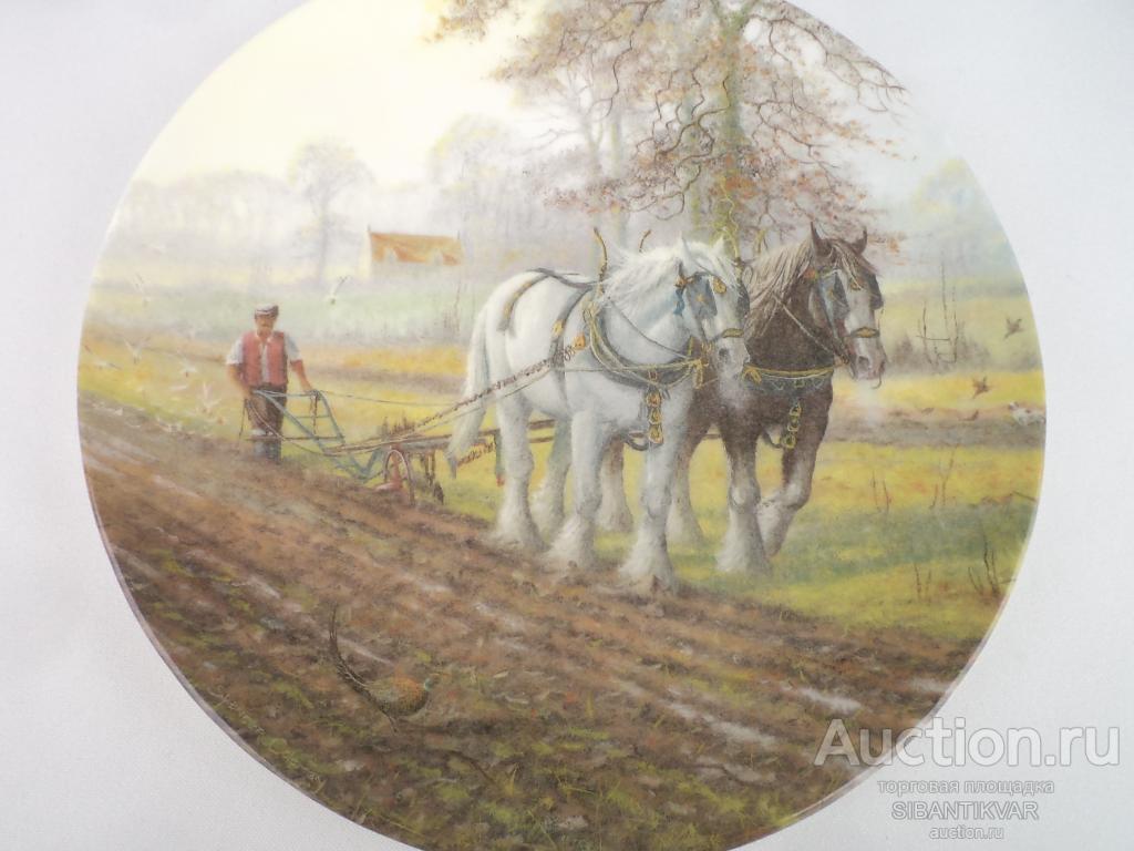 177 ак КОЛЛЕКЦИОННАЯ ТАРЕЛКА ROYAL DOULTON серия As ONCE They WORKED ...