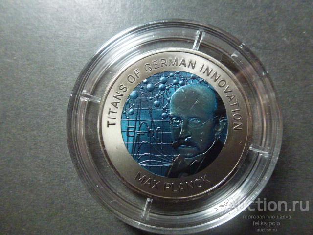 Гана-2 Седи-2021-unc-Титан-990 проба-1 OZ+сертификат-Max Planck ...